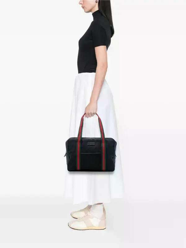 Gucci Gg Canvas Web Business Bag