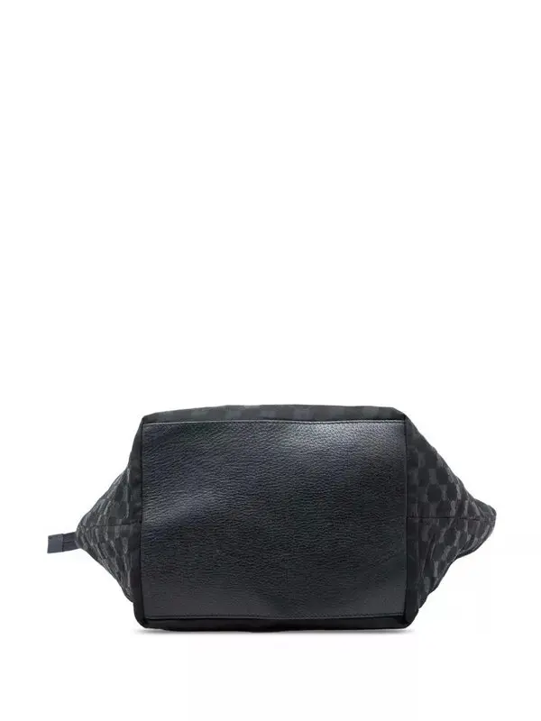 Gucci Gg Canvas Web Tote Bag - Black