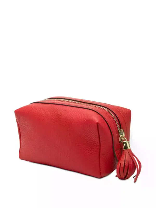 Gucci Leather Soho Cosmetic Pouch - Red