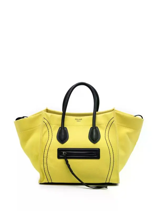 Celine 2017 Medium Canvas Phantom Luggage Tote Bag