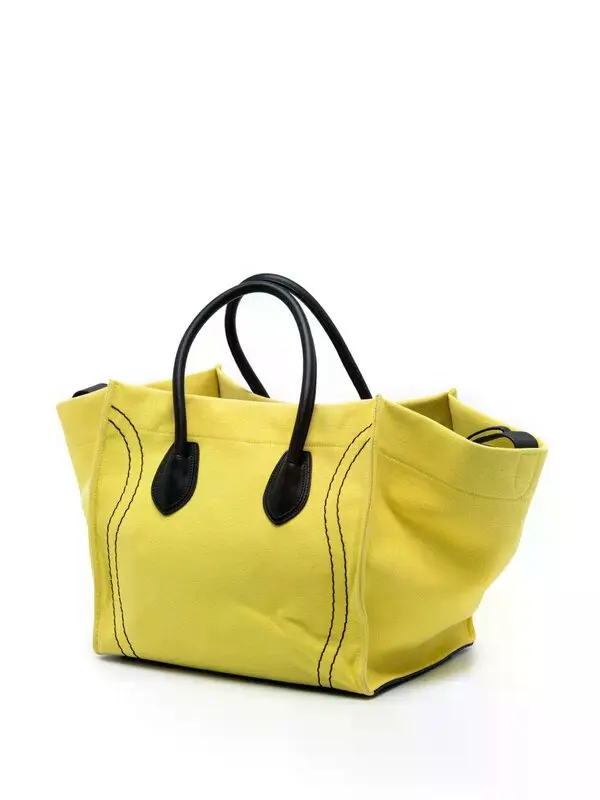Celine 2017 Medium Canvas Phantom Luggage Tote Bag
