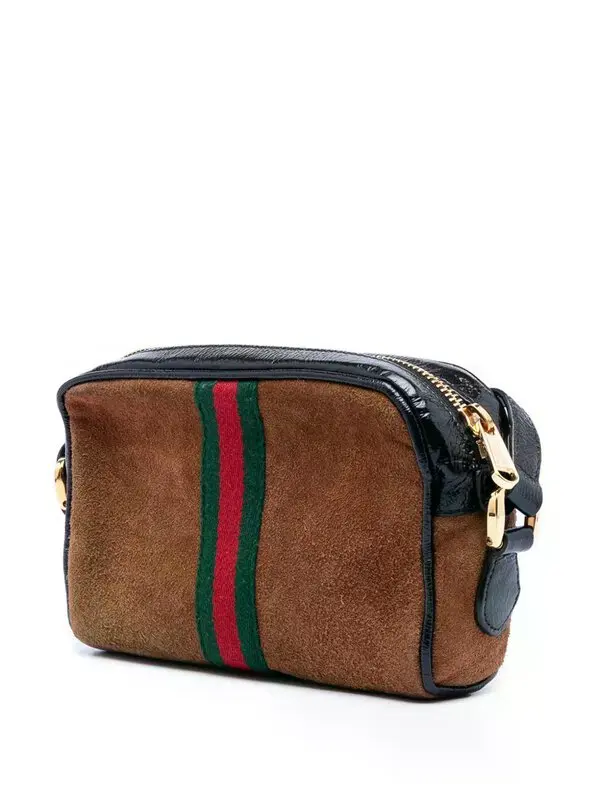Gucci 2016-2026 Mini Suede Web Ophidia Crossbody Bag