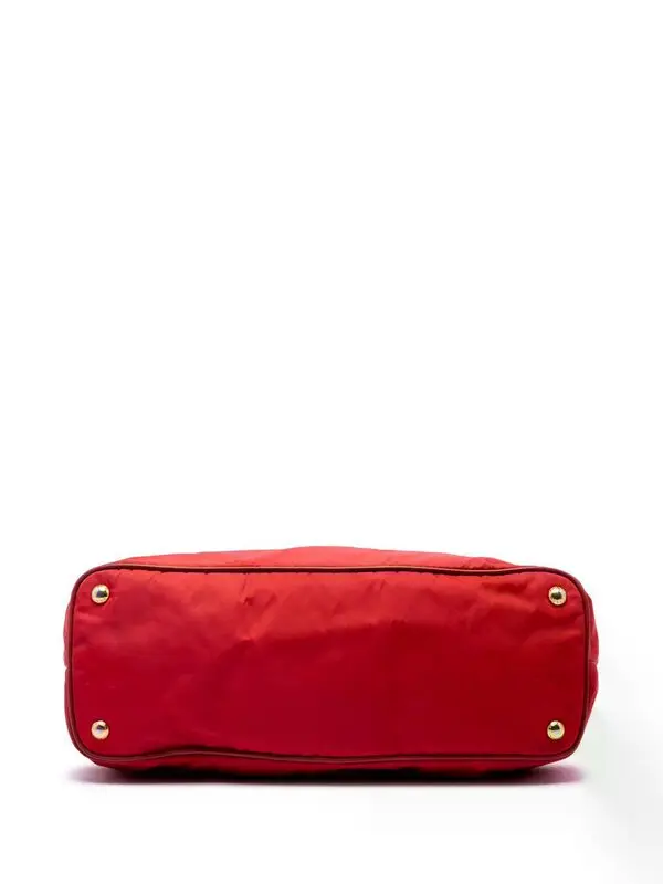 Prada Saffiano Trimmed Tessuto Tote Bag 2000-2026