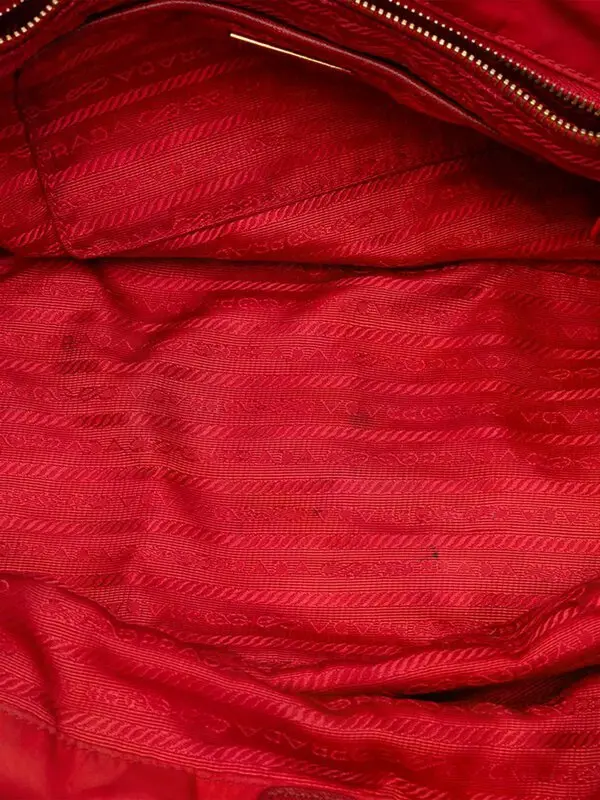 Prada Saffiano Trimmed Tessuto Tote Bag 2000-2026