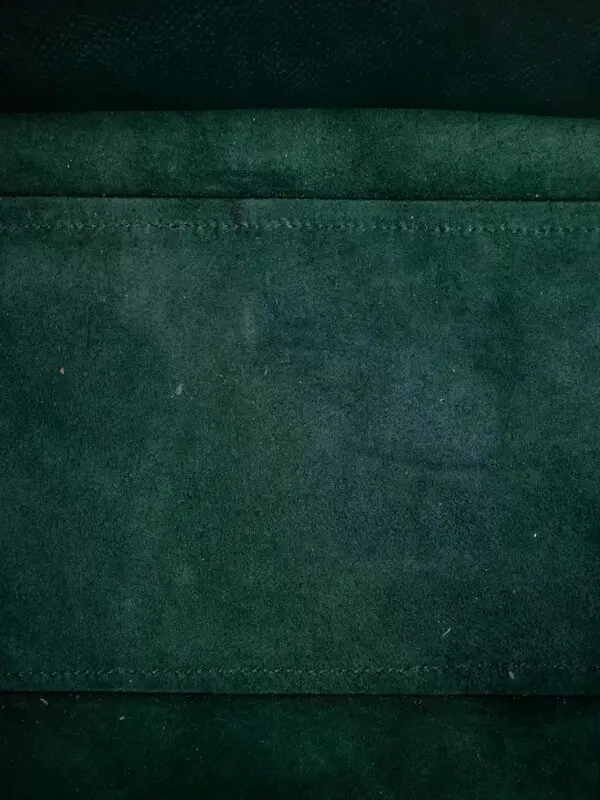 Celine 2017 Micro Grained Calfskin Belt Bag Satchel - Green