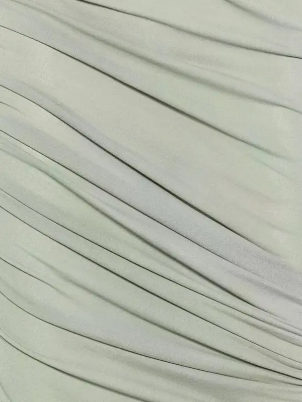 Rick Owens Edfu Gathered Midi Skirt
