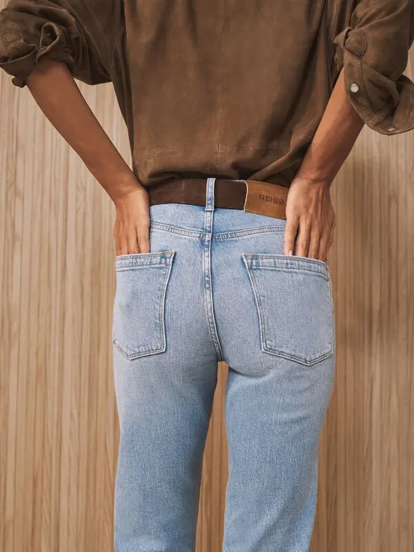 REISS Aubrey Slim Straight-leg Jeans