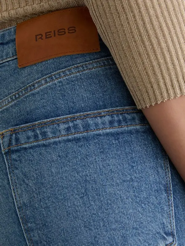 REISS Slim Straight-leg Jeans - Mid Blue