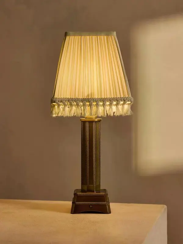 SOHO HOME Oxford Pleated Tassel Portable Lamp