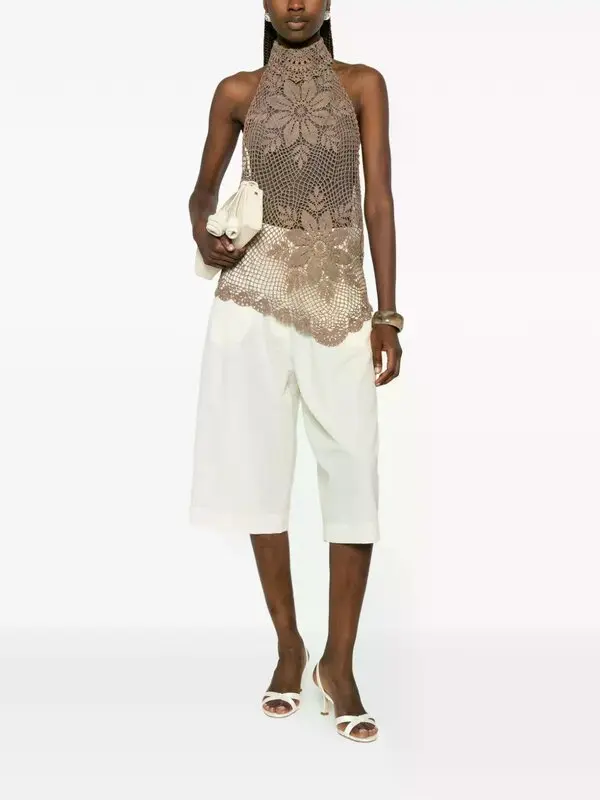 Magda Butrym Crochet Halterneck Top