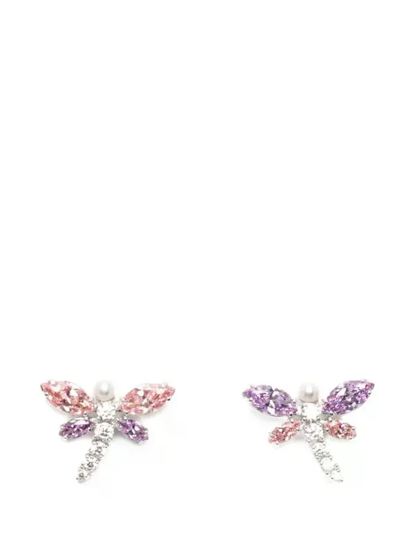 SWAROVSKI X Ariana Grande Dragonfly Crystal Earrings - Silver