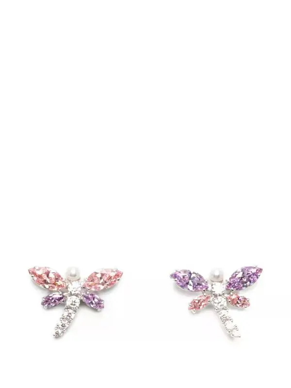 SWAROVSKI X Ariana Grande Dragonfly Crystal Earrings - Silver