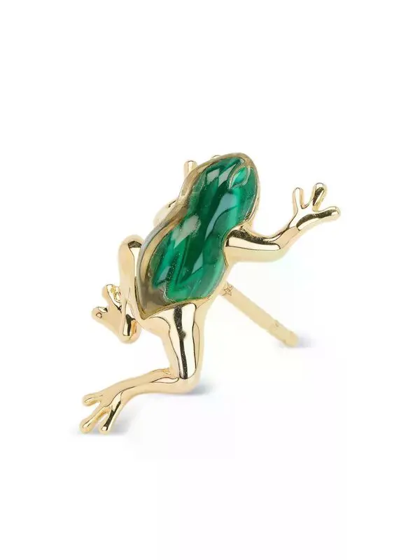 BIBI VAN DER VELDEN Mini Frog Stud Earring - Gold