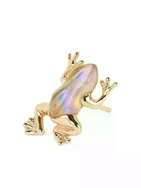 BIBI VAN DER VELDEN Mini Frog Stud Earring - Gold