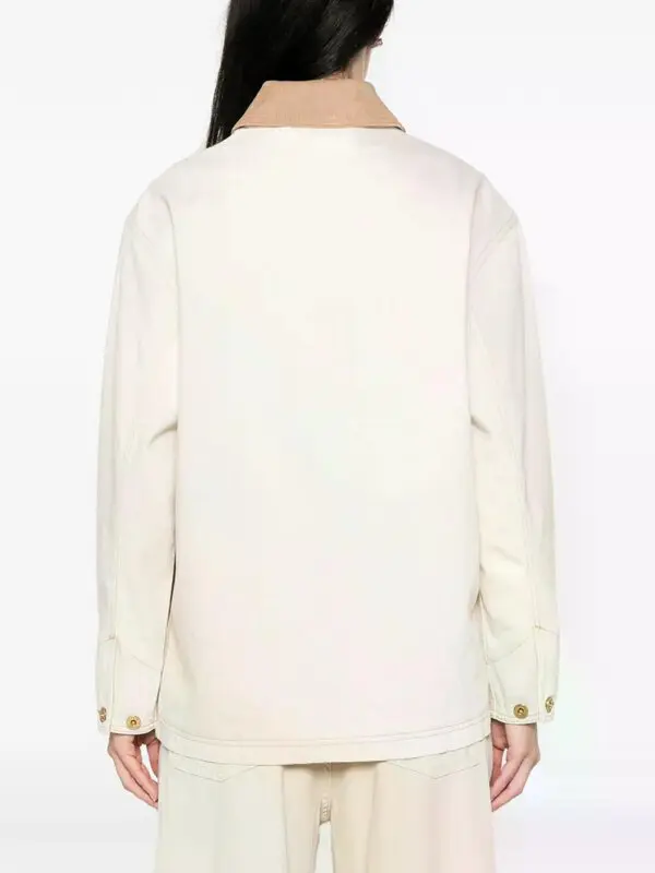 Filson Contrast-collar Patch-pocket Jacket - Neutrals