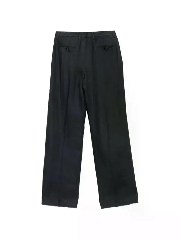 LARDINI Pleated Trousers - Blue