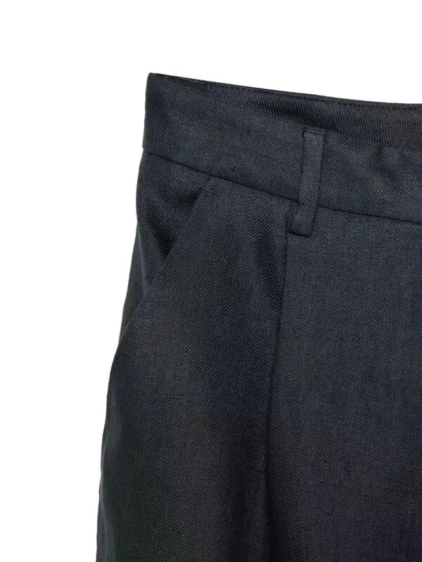 LARDINI Pleated Trousers - Blue