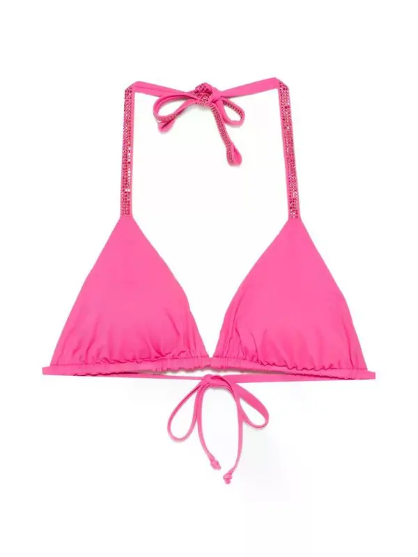 FISICO Embellished Triangle Bikini Top - Pink