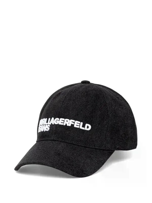 Karl Lagerfeld Cotton Baseball Cap - Black