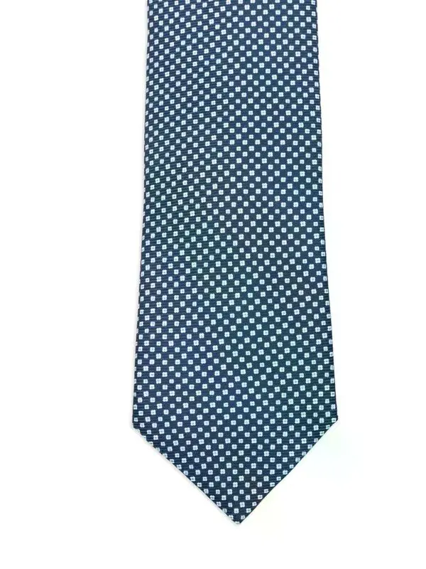 ERRICO FORMICOLA Patterned Neck Tie - Blue