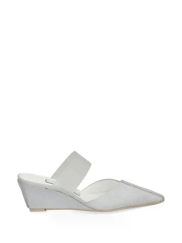 RAS Leather Mules With Wedge Heel