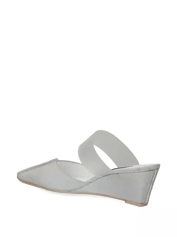 RAS Leather Mules With Wedge Heel