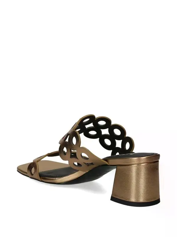 BIBI LOU Cutout Strap Sandals - Gold