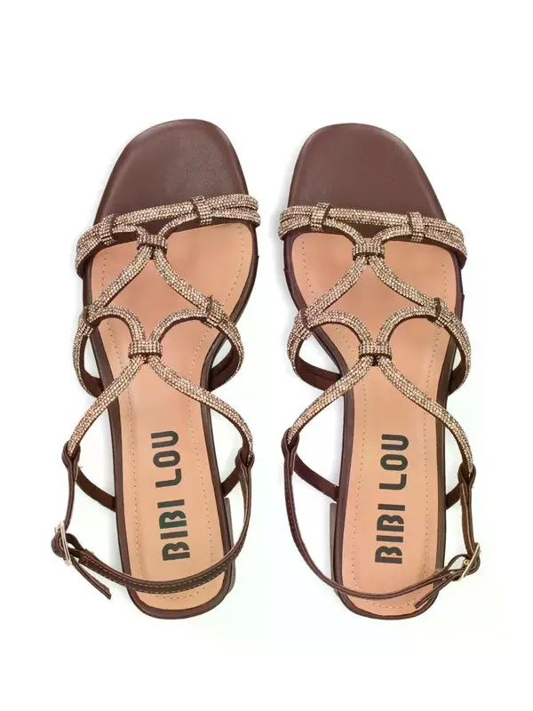 BIBI LOU Quail Knotted Strap Sandals - Brown