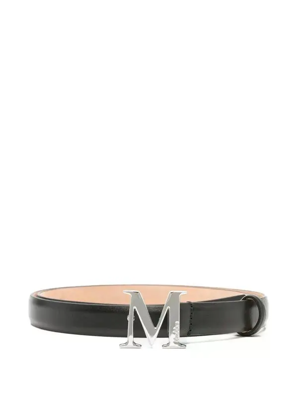 Max Mara Leather Belt - Black