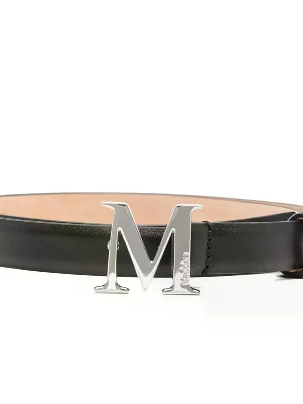 Max Mara Leather Belt - Black