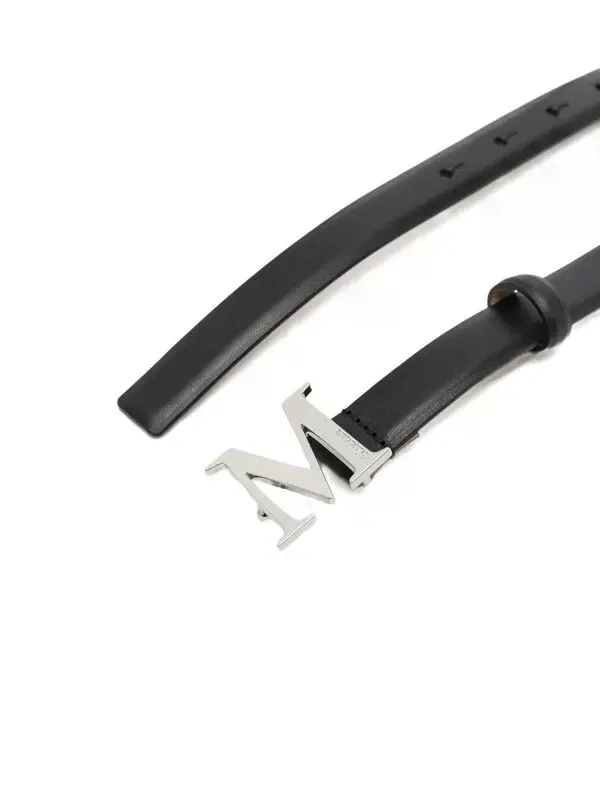 Max Mara Leather Belt - Black