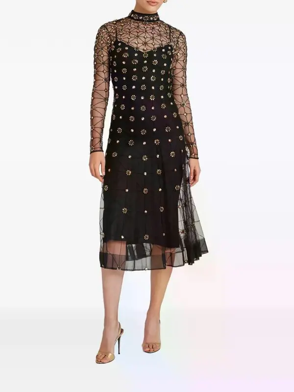 TEMPERLEY LONDON Crossbone Lattice Gown