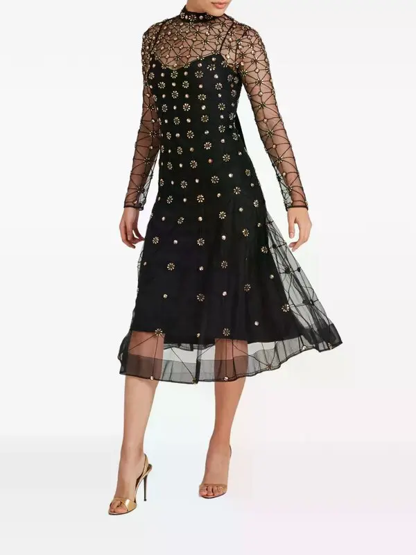 TEMPERLEY LONDON Crossbone Lattice Gown