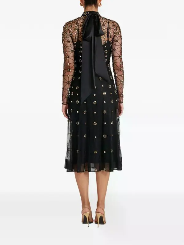 TEMPERLEY LONDON Crossbone Lattice Gown