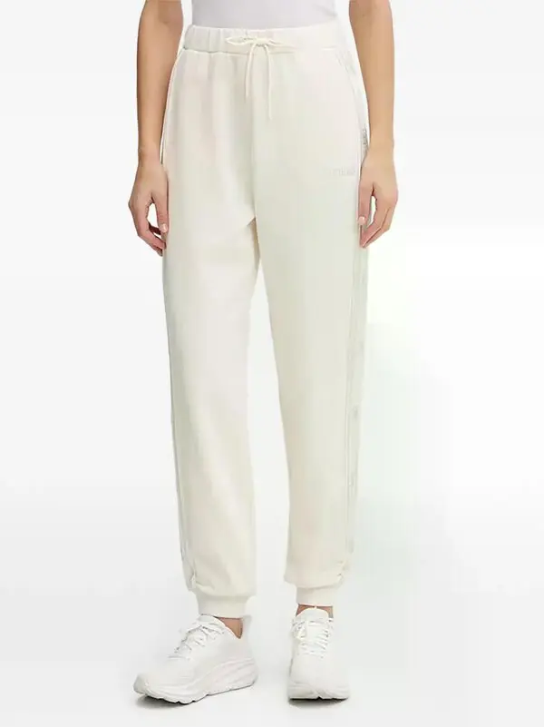 Guess Embellished Drawstring Track Pants - Neutrals