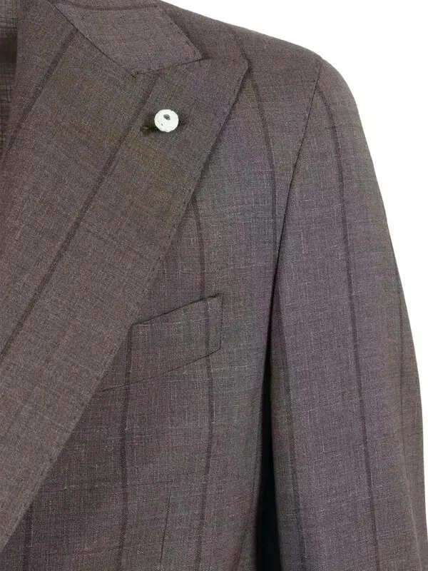 BRANDO Single-breasted Striped Suit