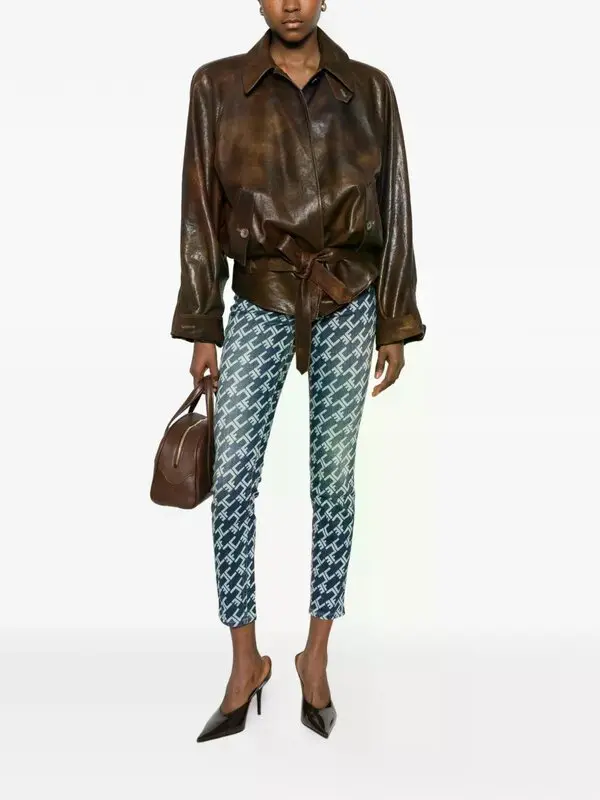 Elisabetta Franchi Logo-print Jeans