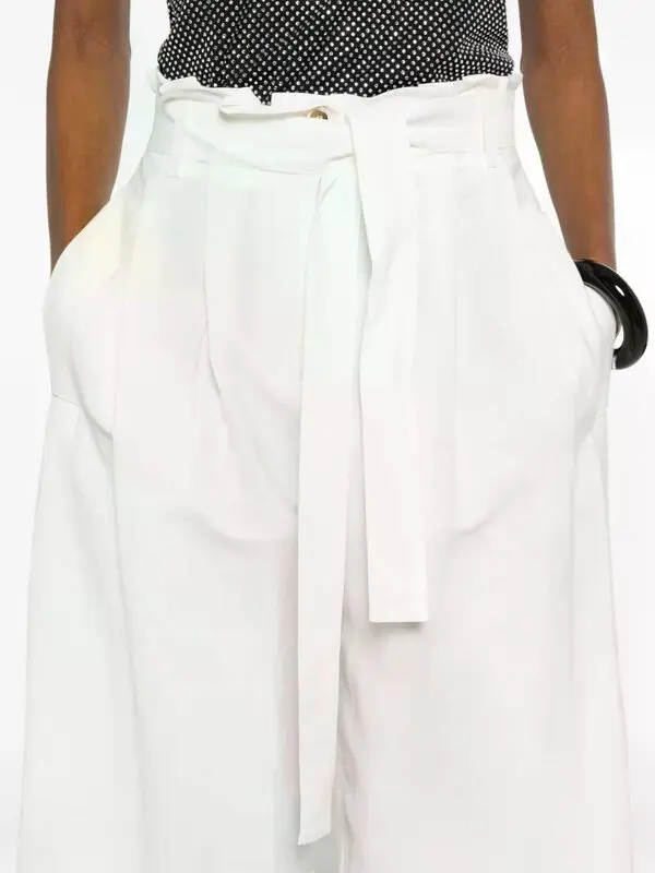 Pinko Belted Wide Leg Trousers