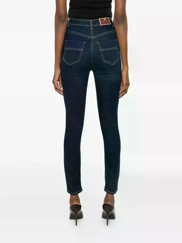 Elisabetta Franchi High-waisted Skinny Jeans