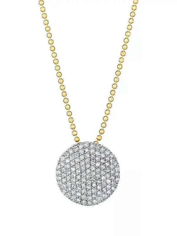 Phillips House 14k White Diamond Necklace - Gold