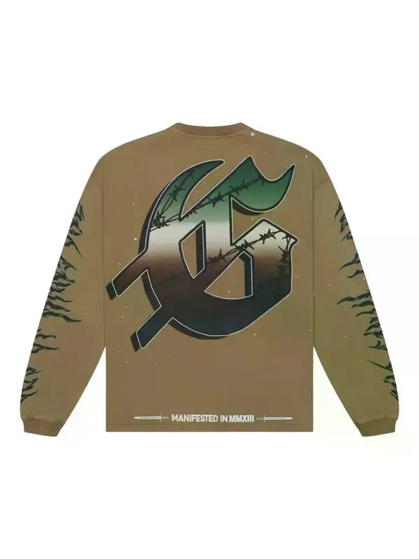 GODSPEED Graphic Long-sleeve Sweatshirt - Green