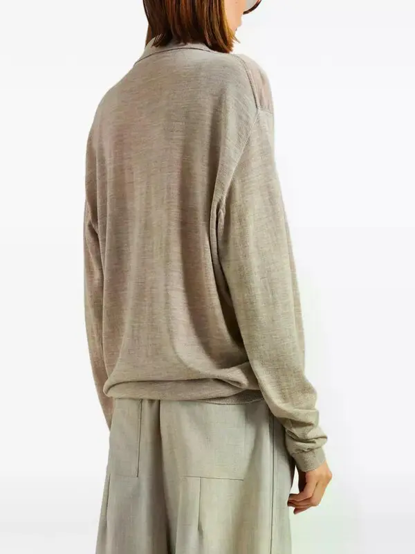 THE FRANKIE SHOP Button Knitted Top