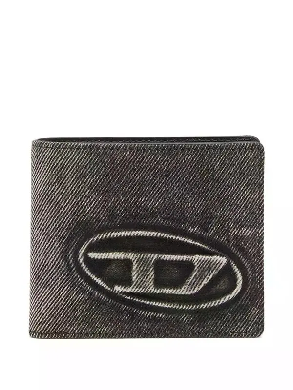 DIESEL® 3d 1dr Bi Fold Coin Wallet - Grey