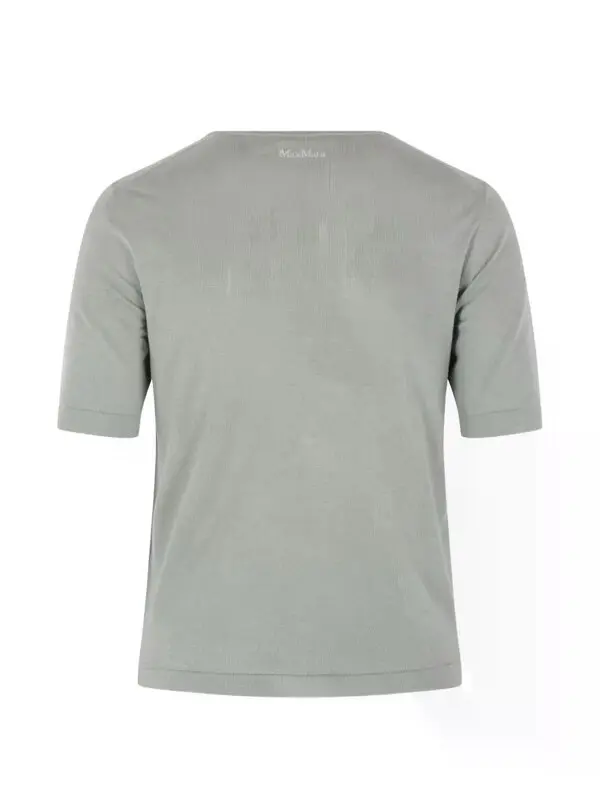 Max Mara Fine-knit T-shirt - Grey