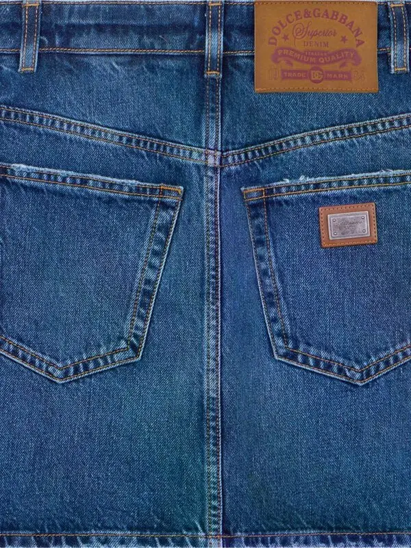Dolce & Gabbana Denim Mini Skirt - Blue