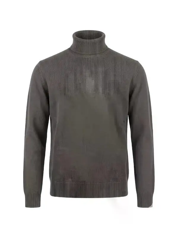 LARDINI Roll-neck Sweater - Grey