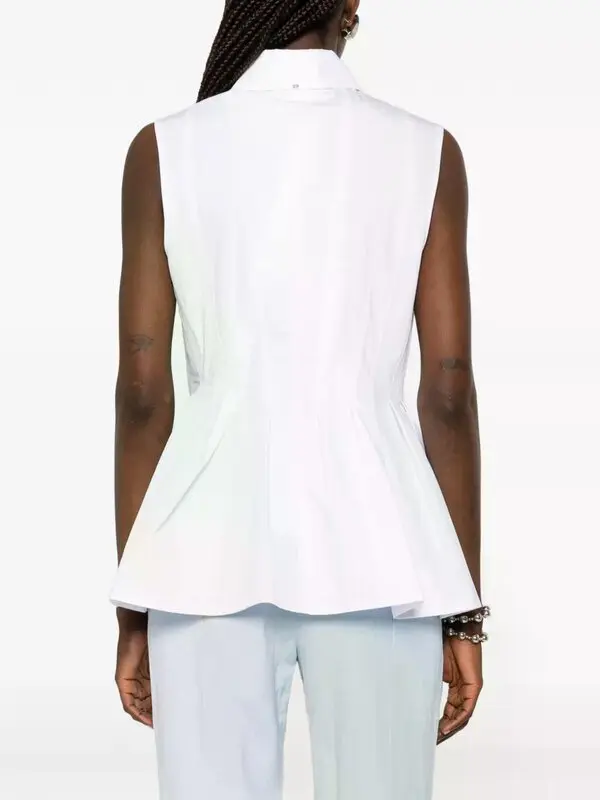 Sportmax Pleated Sleeveless Blouse