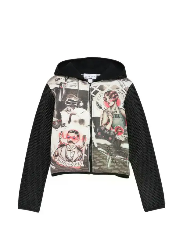The Artistylist Graphic-print Hooded Jacket