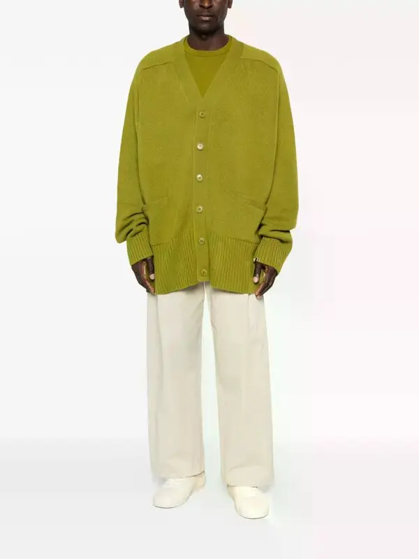 Extreme Cashmere Taurus Pocket Cardigan - Green