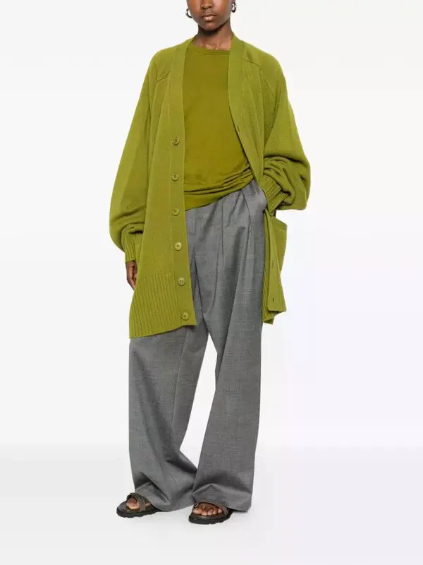 Extreme Cashmere Taurus Pocket Cardigan - Green
